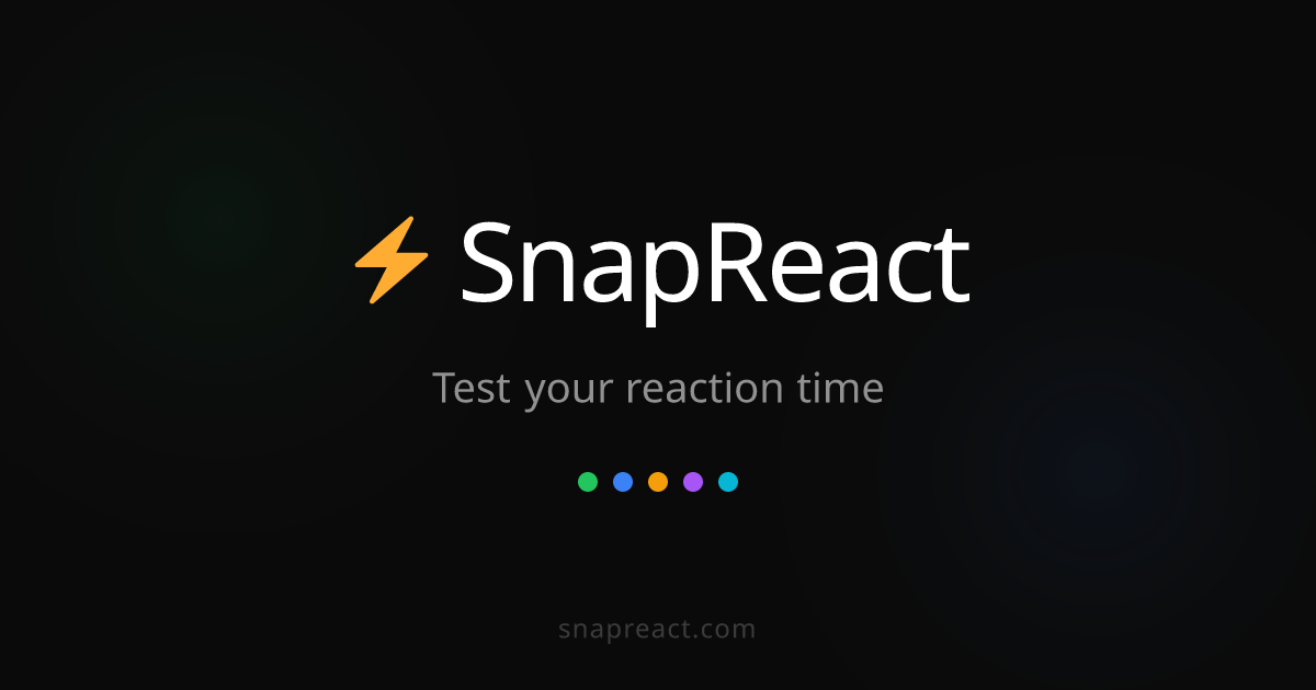 Reaction Time Test — Free Online Reflex Test | SnapReact